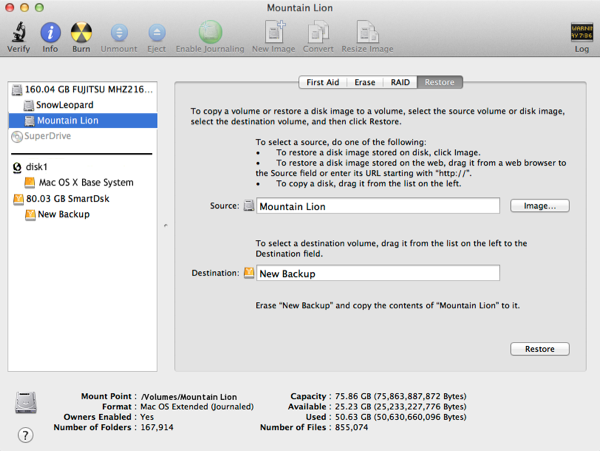 HDD and SSD Cloning with Phoenix and Disk Utility